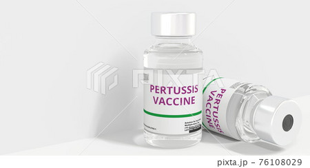PERTUSSIS VACCINE text on the label of the...のイラスト素材 [76108029] - PIXTA