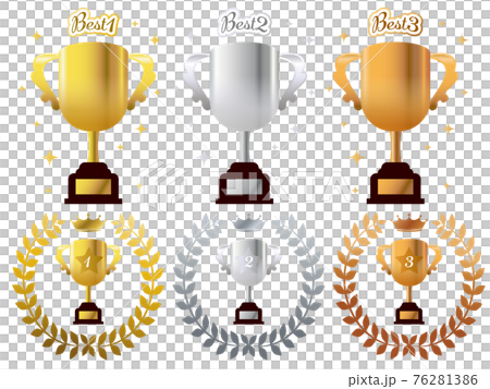 Top 3 winning cups - Stock Illustration [76281386] - PIXTA