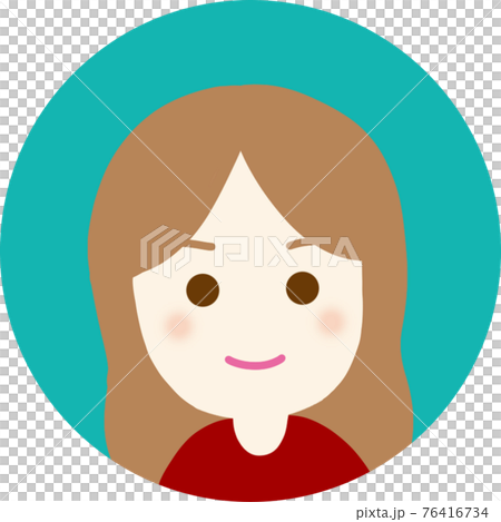 Loose and cute female icon 38 - Stock Illustration [76416734] - PIXTA