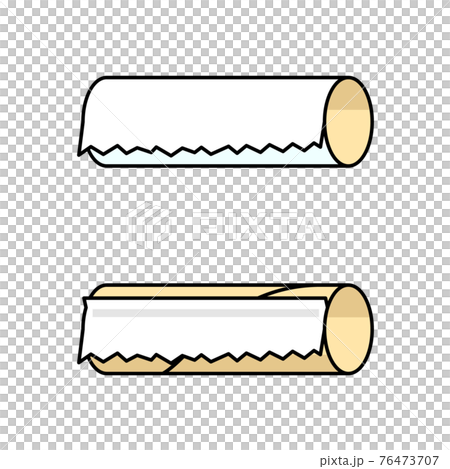 Toilet paper that will run out of paper soon - Stock Illustration ...