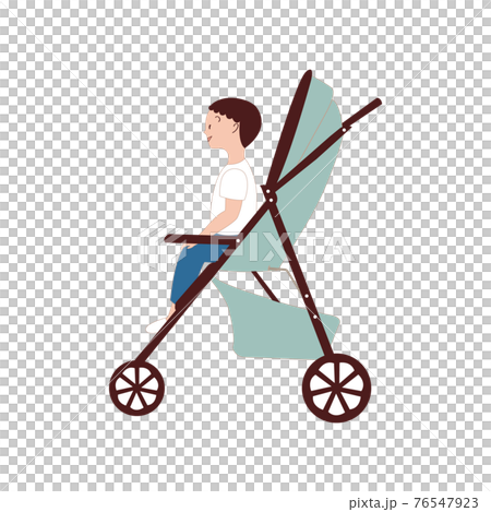 pushchair, stroller, vector - Stock Illustration [76547923] - PIXTA