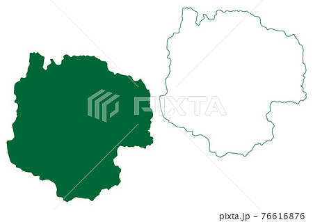 Dang district (Gujarat State, Republic of...のイラスト素材 [76616876] - PIXTA