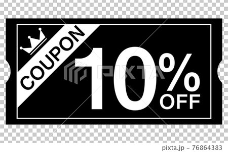 A simple 10% discount coupon for shopping - Stock Illustration ...
