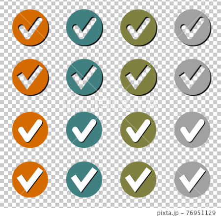 Multiple types of click marks - Stock Illustration [76951129] - PIXTA