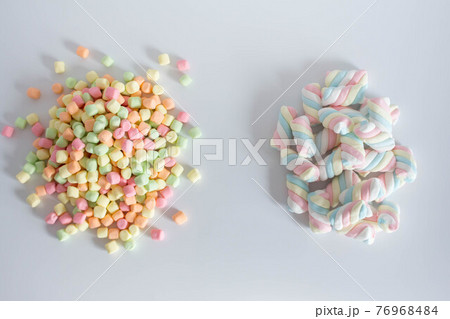 Mini Marshmallows Colored