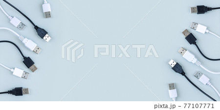 Banner of USB cables for charger or connection devices | materials ...