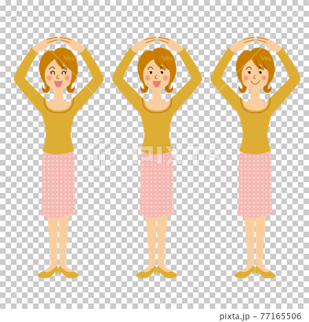 A woman agrees - Stock Illustration [77165506] - PIXTA