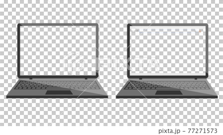 Laptop template - Stock Illustration [77271573] - PIXTA