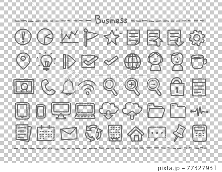 icon, icons, line drawing - Stock Illustration [77327931] - PIXTA