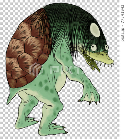 Japanese style illustration kappa - Stock Illustration [77341942] - PIXTA