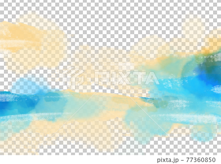 Watercolor bleeding texture - Stock Illustration [77360850] - PIXTA