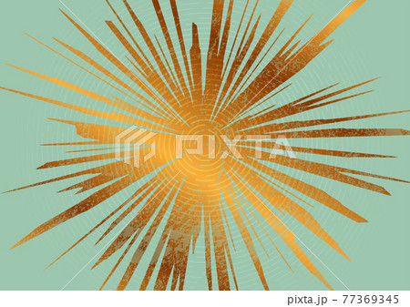 Abstract golden grunge sun concept art backgroundのイラスト素材 [77369345] - PIXTA