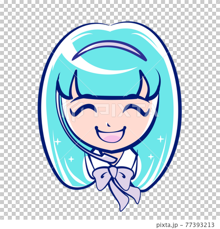 Operator cute female anime style illustration... - Stock Illustration ...