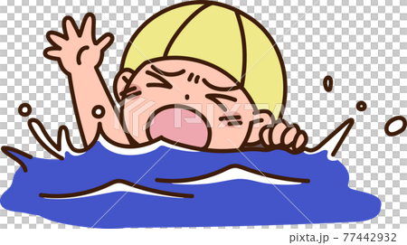 sinking, baby boy, boy - Stock Illustration [77442932] - PIXTA