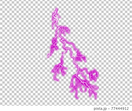 Purple thunder - Stock Illustration [77444912] - PIXTA