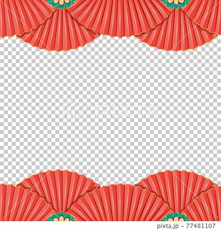 japanese fan, frame, fan - Stock Illustration [77481107] - PIXTA