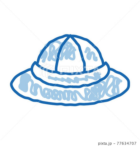 Sun Hat doodle icon hand drawn illustrationのイラスト素材 [77634707] - PIXTA