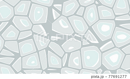 Cellular abstract background. Grey cells....のイラスト素材 [77691277] - PIXTA
