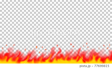 Flame line effect - Stock Illustration [77699815] - PIXTA