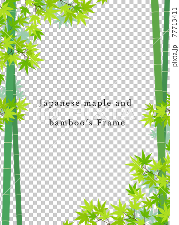 Blue maple / bamboo frame material (vertical... - Stock Illustration ...