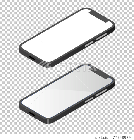 Smartphone isometric solid polygon - Stock Illustration [77798929] - PIXTA