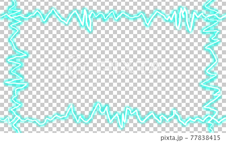 Blue electric frame - Stock Illustration [77838415] - PIXTA