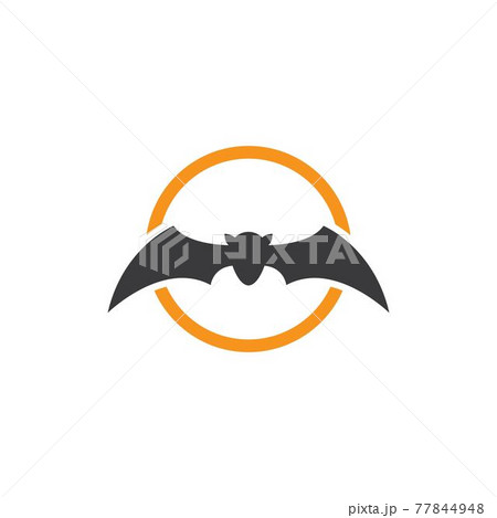 Bat ilustration logo vectorのイラスト素材 [77844948] - PIXTA