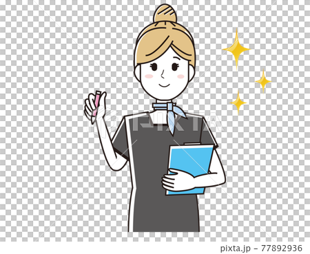 Beautician woman vector illustration - Stock Illustration [77892936 ...