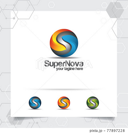 Colorfull Software Circle Logos