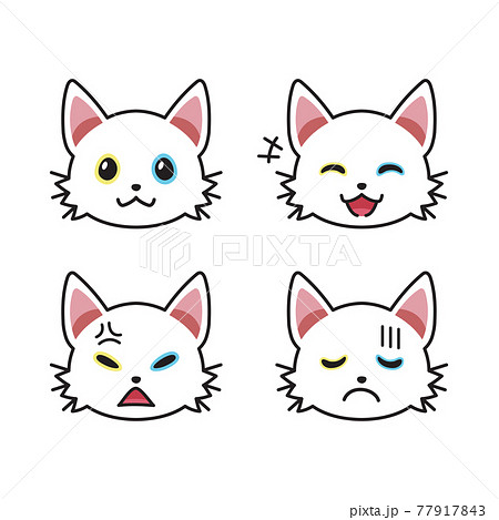 Cat Face Stick Figure