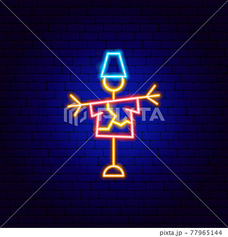 Scarecrow Neon Signのイラスト素材 [77965144] - PIXTA