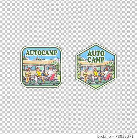 Autocamp-Mark-Logo-Vector-Material-插圖素材 [78032371] - PIXTA圖庫