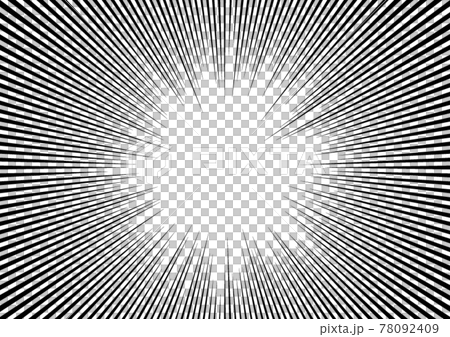 Manga background Concentrated line image - Stock Illustration [78092409 ...
