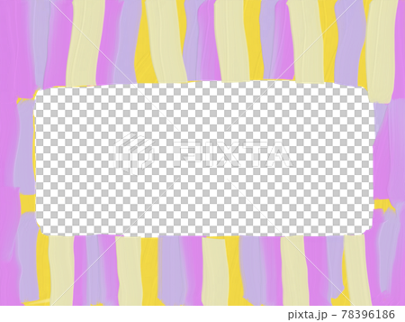 Colorful pop border frame - Stock Illustration [78396186] - PIXTA