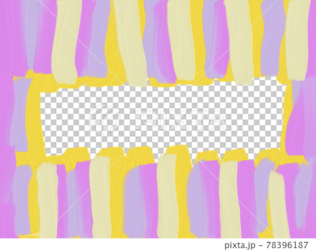 Colorful pop border frame - Stock Illustration [78396187] - PIXTA