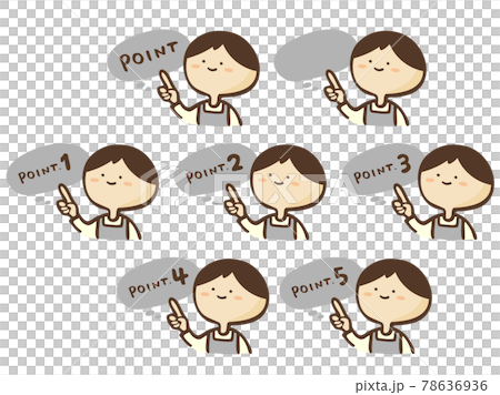 POINT character pointing to a person wearing a... - Stock Illustration ...
