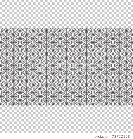 Japanese pattern / background Kikyo hemp leaf line - Stock Illustration ...