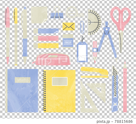 stationery, writing instrument, vector - Stock Illustration [78815686 ...