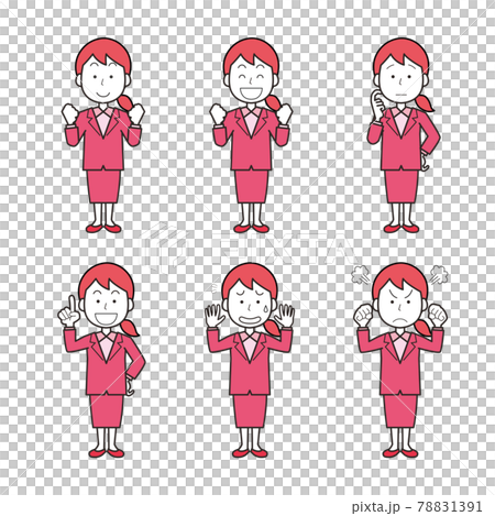 vector, vectors, pose - Stock Illustration [78831391] - PIXTA