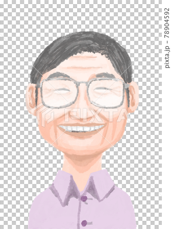 Smiling Uncle - Stock Illustration [78904592] - PIXTA