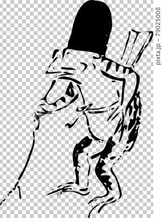 Birds and Beasts Caricature: Elderly Frog - Stock Illustration ...