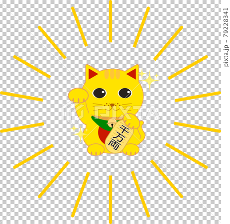 beckoning cat, vector, vectors - Stock Illustration [79228341] - PIXTA