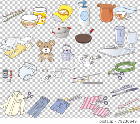 Illustration of garbage from ordinary garbage... - Stock Illustration ...