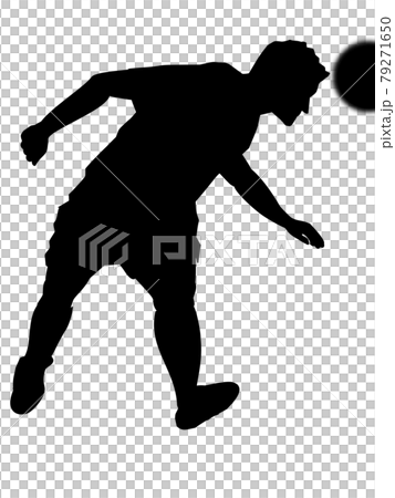 Soccer shadow heading - Stock Illustration [79271650] - PIXTA