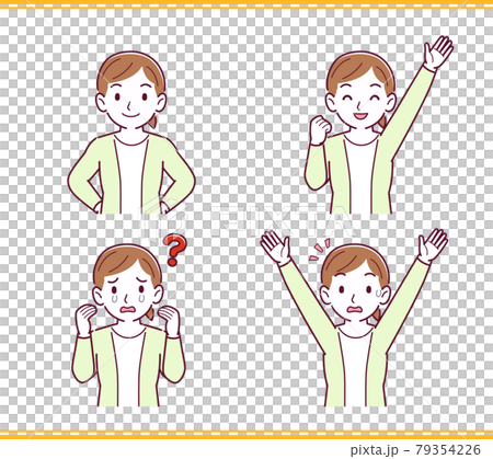 Human reaction - Stock Illustration [79354226] - PIXTA