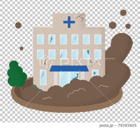 Vector illustration of a hospital suffering... - Stock Illustration ...
