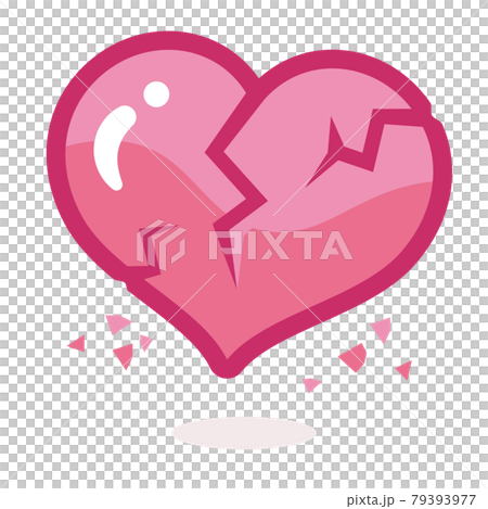Illustration of a fragile heart - Stock Illustration [79393977] - PIXTA