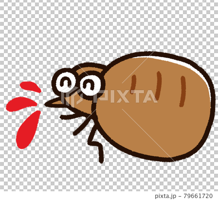 Cute flea character - Stock Illustration [79661720] - PIXTA