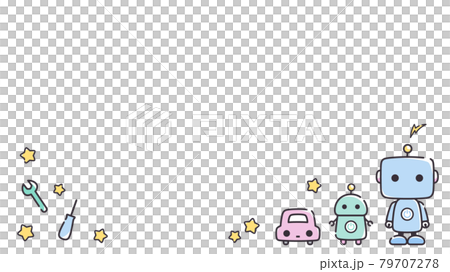 robot, frame, toys - Stock Illustration [79707278] - PIXTA