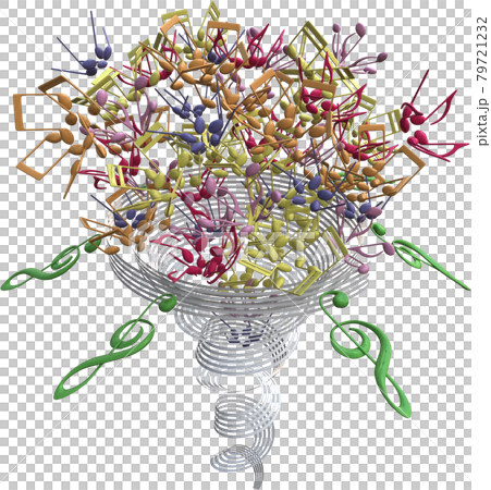 Musical Note, bouquet, music - Stock Illustration [79721232] - PIXTA